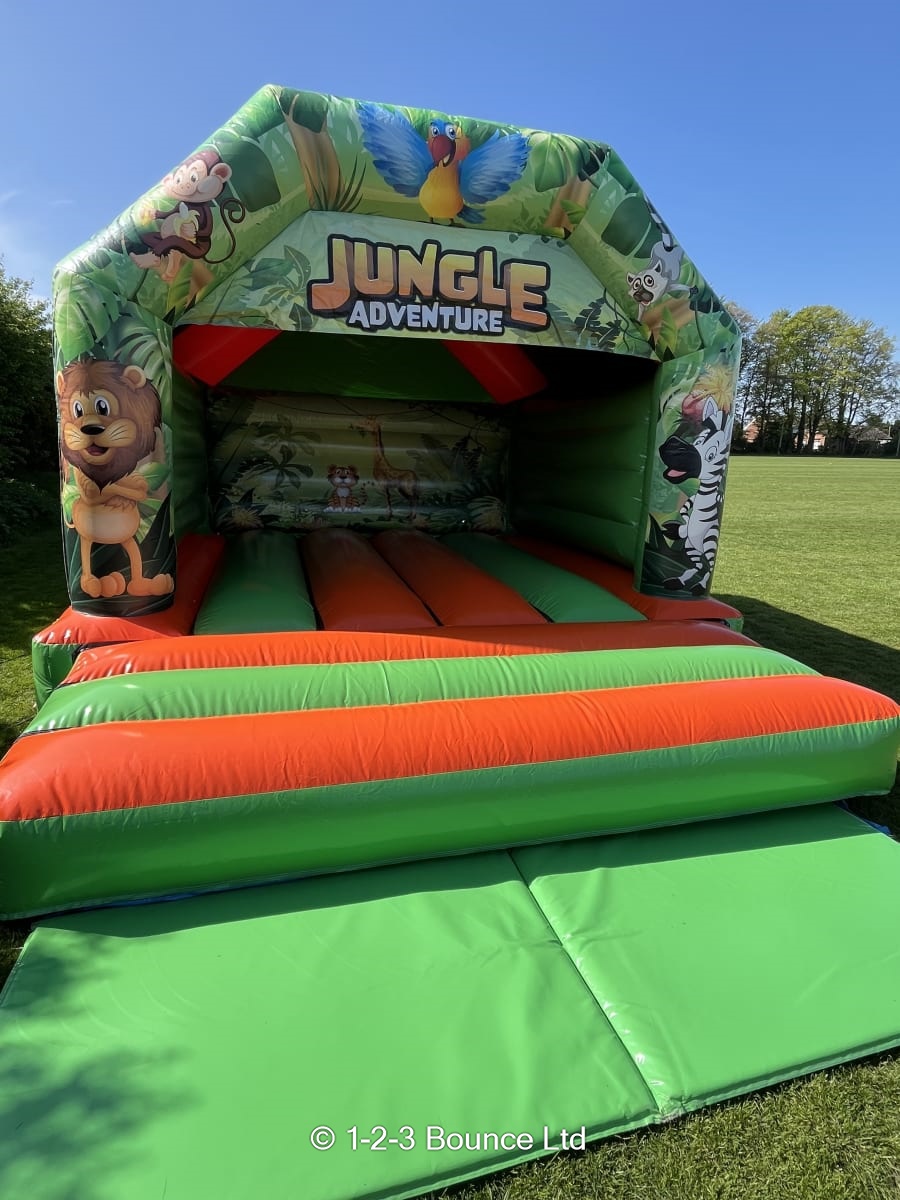 Jungle Fun Castle - 12ft x 15ft - Bouncy Castle Hire in Witney, Oxford ...